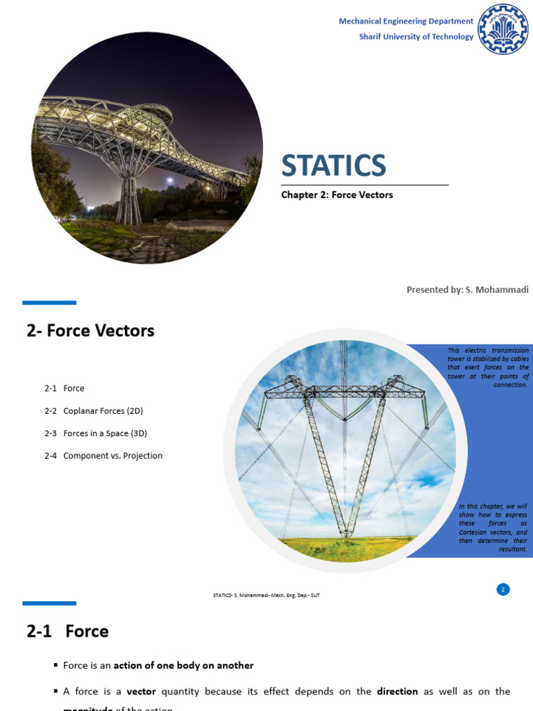 Understanding Force Vectors in Statics | PDF | Force | Euclidean Vector