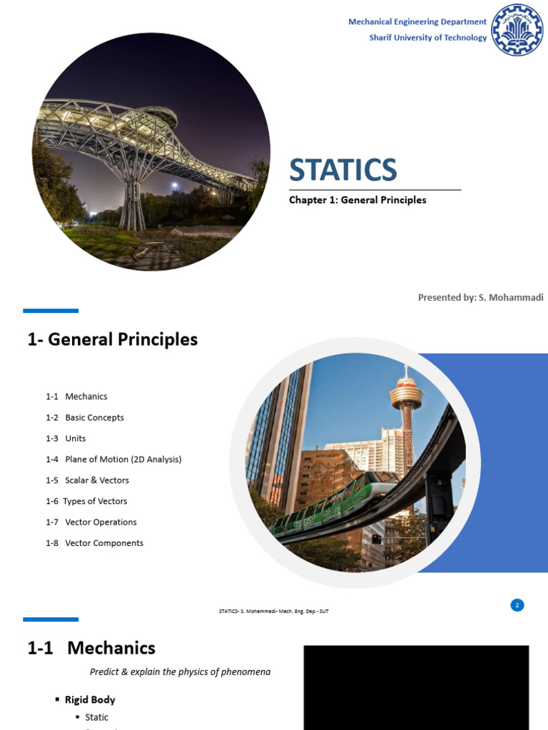 Statics Ch1 General Principles SM | PDF | Force | Euclidean Vector