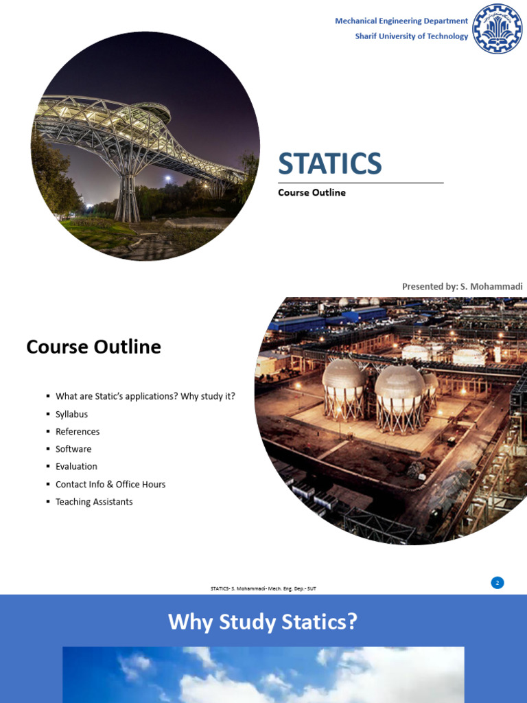 Statics Ch0 Course Outline SM | PDF | Force | Temporal Rates