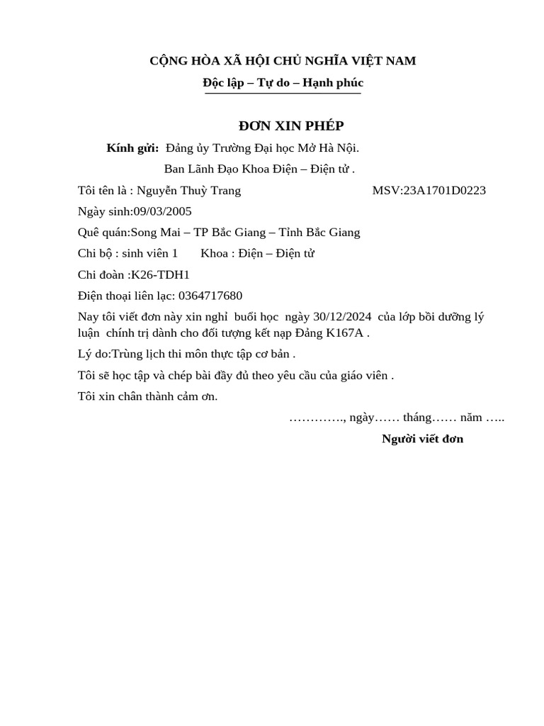 Don Xin Phep | PDF