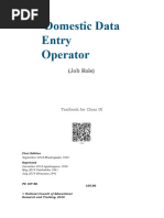 Domestic Data Entry Operator: (Job Role) | PDF | Vocational Education ...