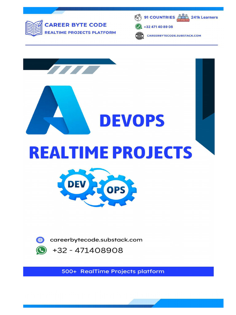 Azure DevOps RealTime Projects | PDF | Information Technology ...