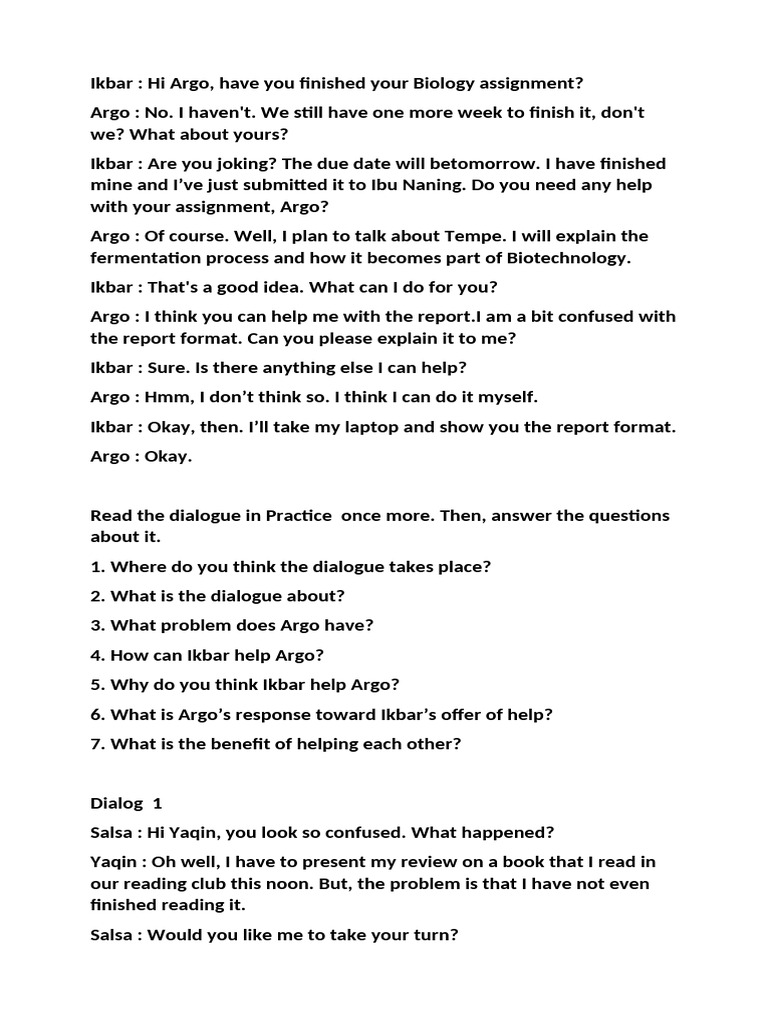 Soal Offering Help LKPD | PDF