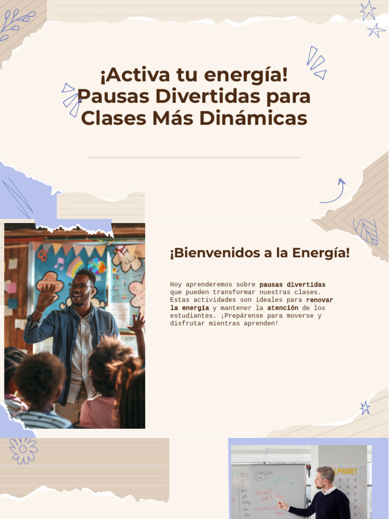 Pausa Activa en El Momento de Una Clase en El Aula | PDF