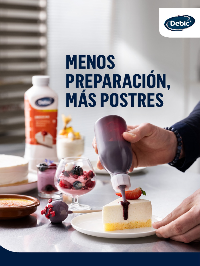 Debic - 2024 Recetatio Debic Cheesecake | PDF | Tarta de queso | Pasteles