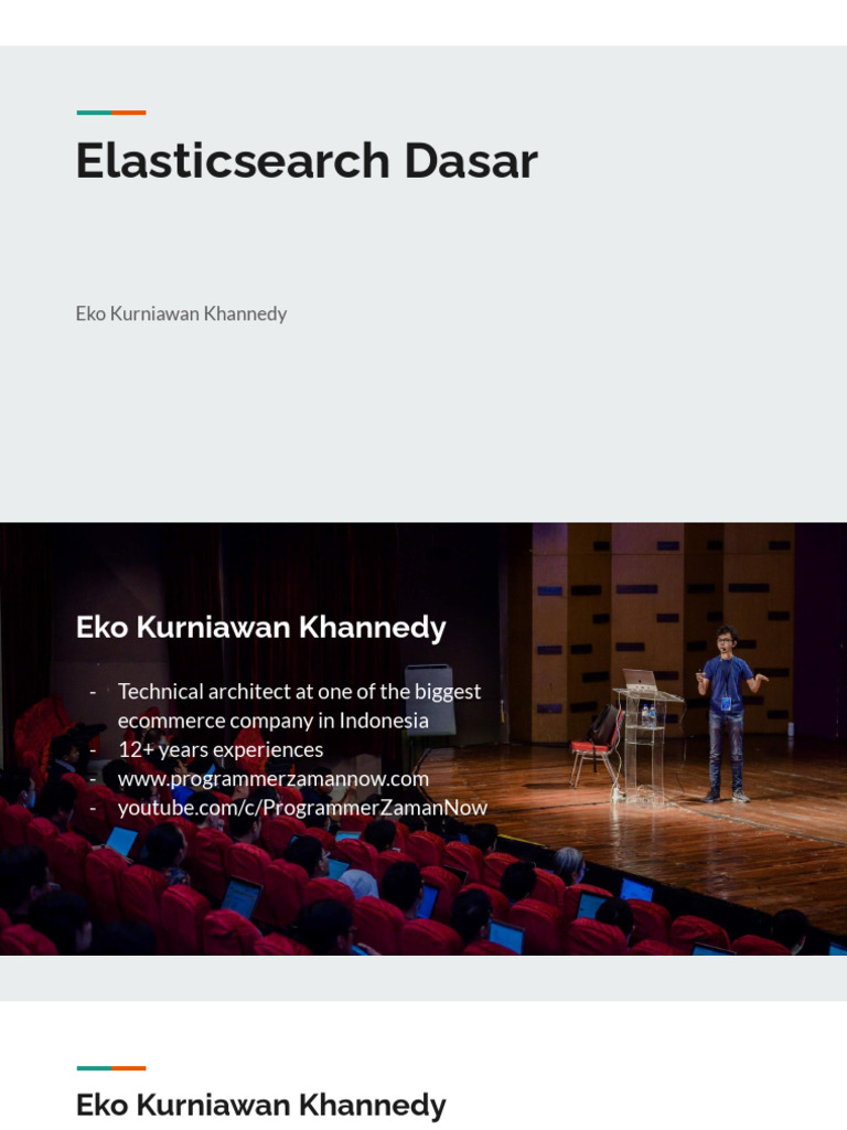 Elasticsearch Dasar | PDF
