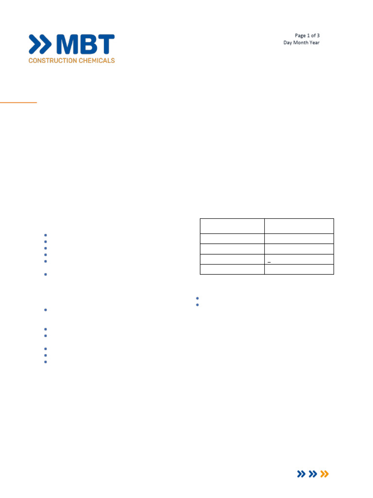 High-Performance Concrete Admixture MB POLY 8162 | PDF | Concrete ...