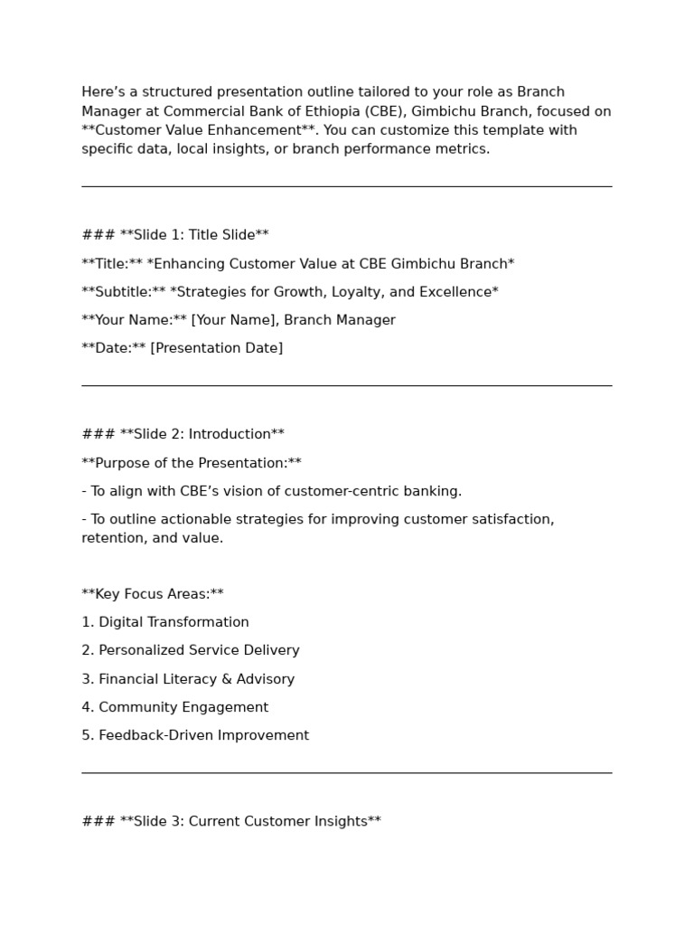 Customer Value Enhancement | PDF | Customer Satisfaction | Banks