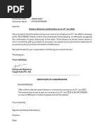 Audit Confirmation Letter Example | PDF