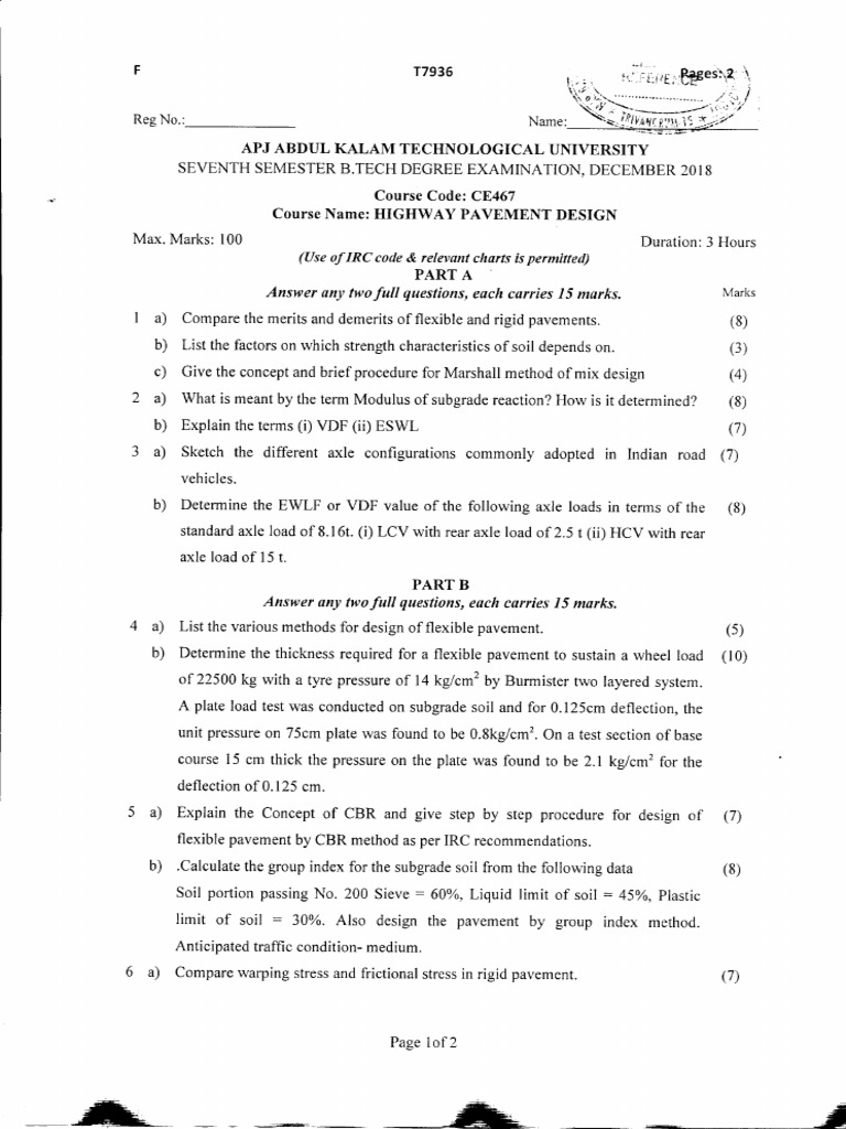 s7 Highway Pavement Design Dec 2018 | PDF