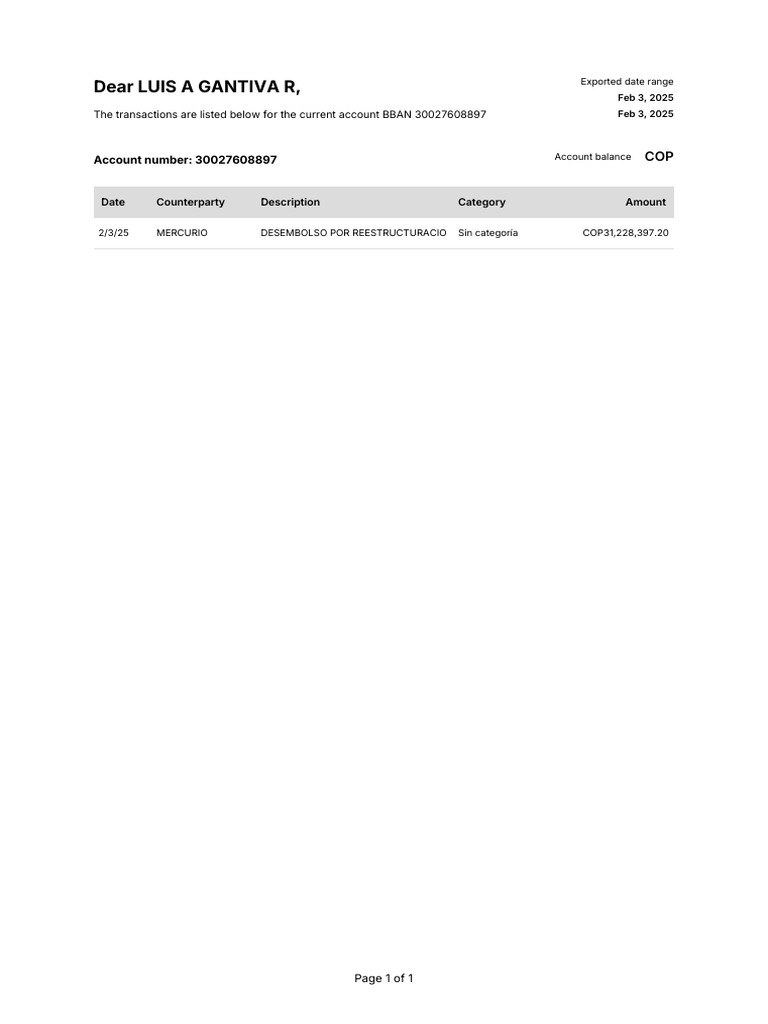 Account Activities | PDF