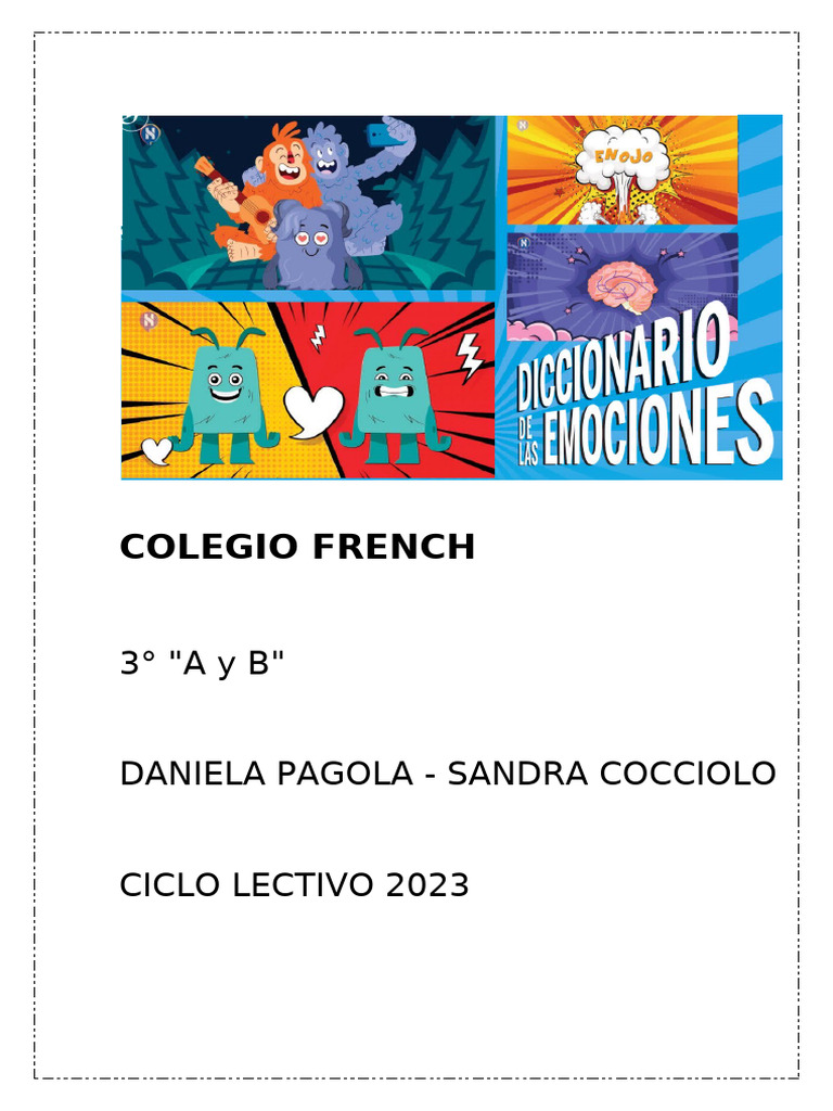 diccionario de emociones | PDF | Las emociones | Ciencia cognitiva