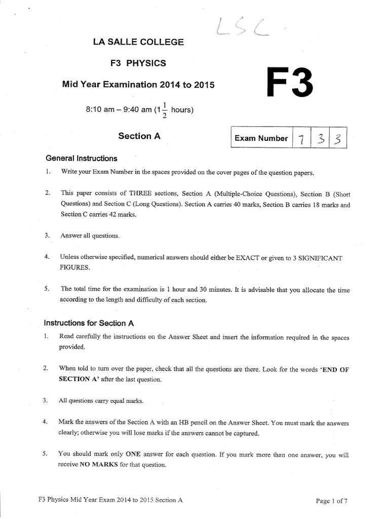 Re Ex F3 Phy (1415) | PDF