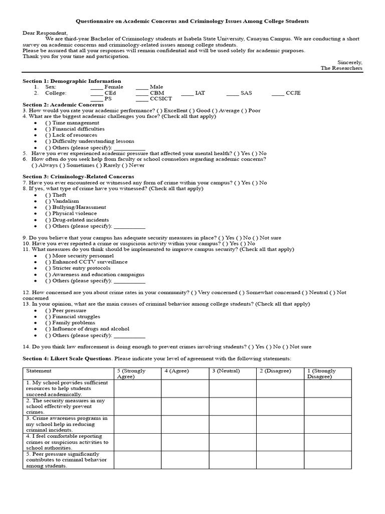 DSA-CRIM-QUESTIONNAIRE | PDF | Crimes | Crime & Violence DSA-CRIM-QUESTIONNAIRE | PDF | Crimes | Crime & Violence