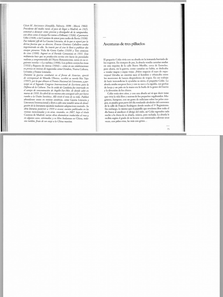 Arconada, Salazar Chapela, Martín de Ugalde y Sender | PDF