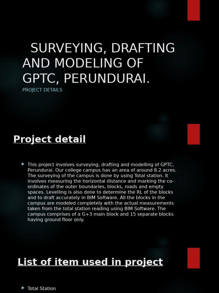 Surveying J Drafting and Modeling of GPTC J | PDF