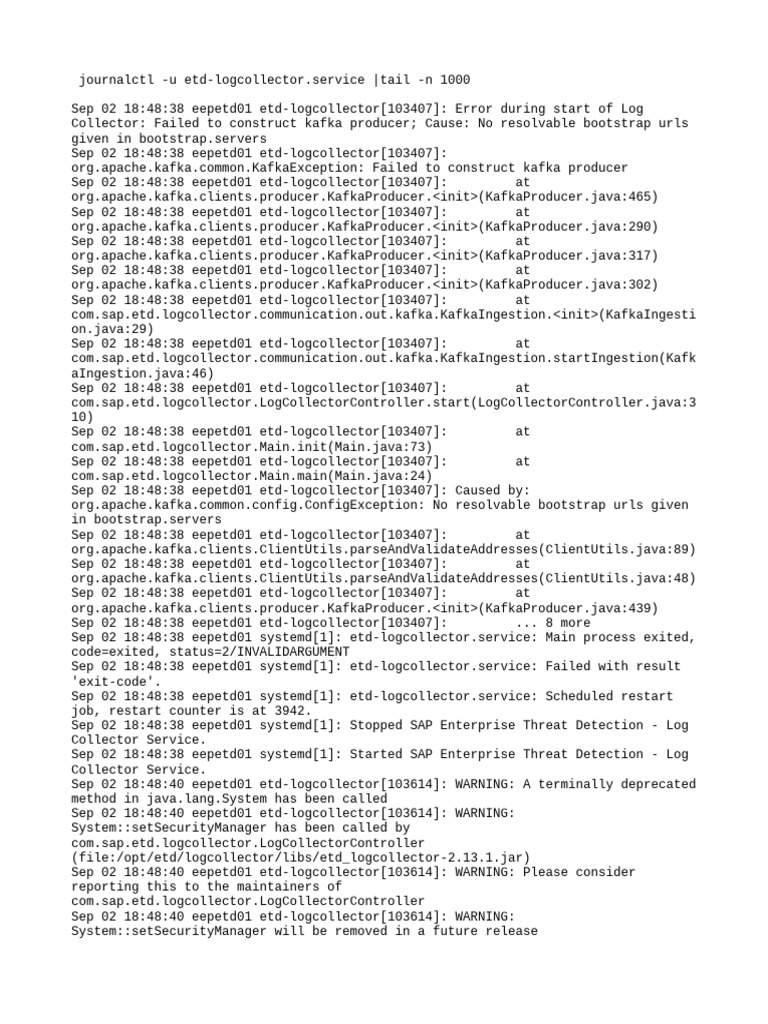 Log_collector_logs | PDF | System Software | Concurrency (Computer Science)