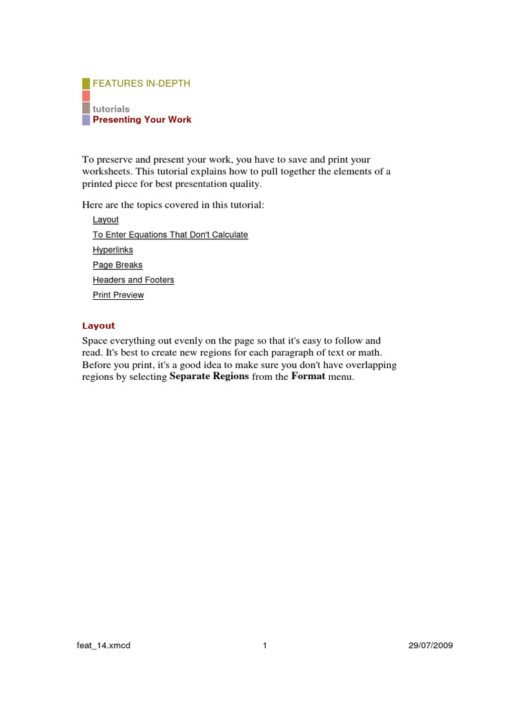 Tutorial - Presenting Your Work | PDF | Hyperlink | Software