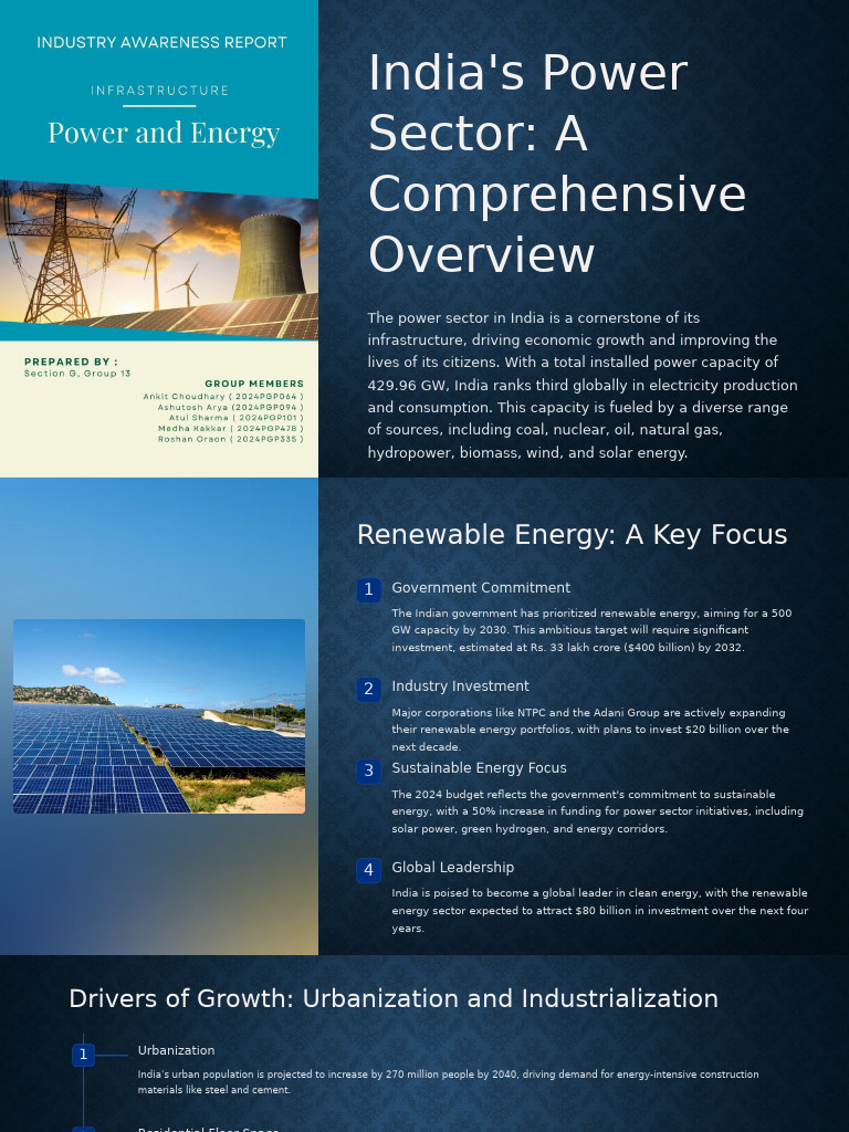 India's Power Sector Overview and Future | PDF | Renewable Energy ...