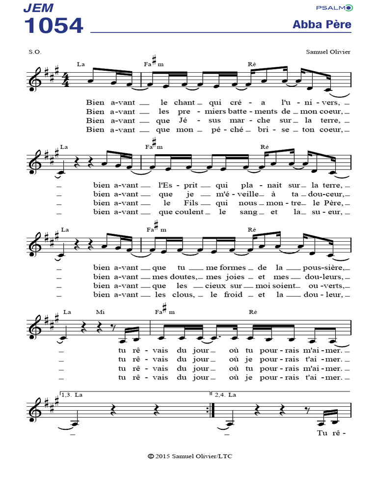 Abba Père | PDF