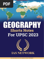 NDA Geography Detailed Notes | PDF | Earth | Earth Sciences