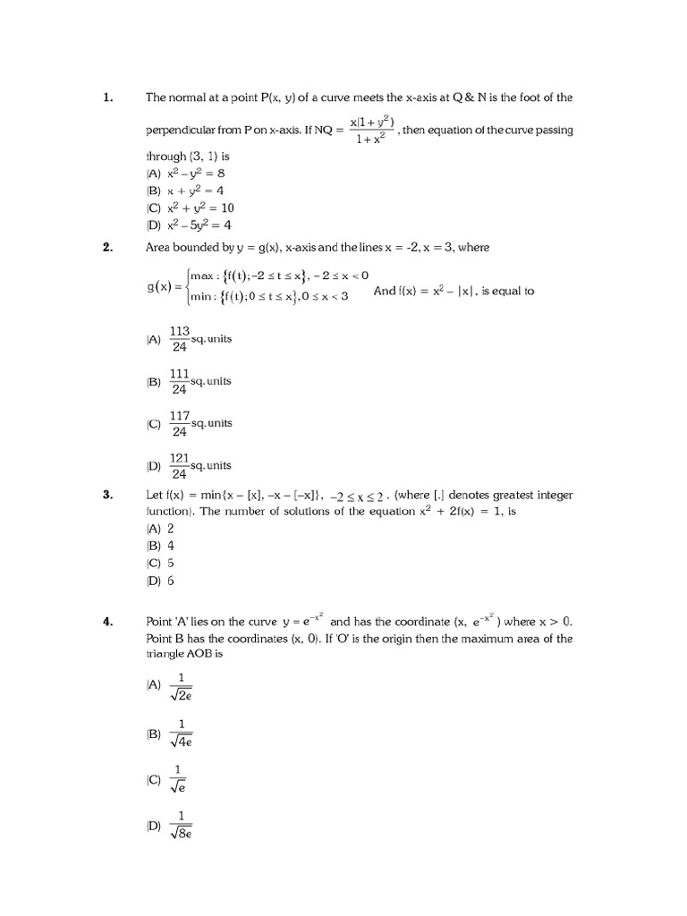 Derivative Application Answer Key | PDF