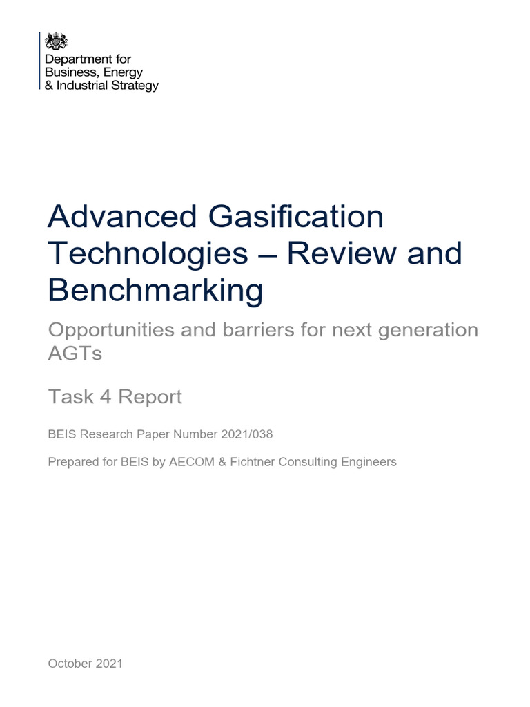Agt Benchmarking Task 4 Report | PDF | Gasification | Carbon Capture ...