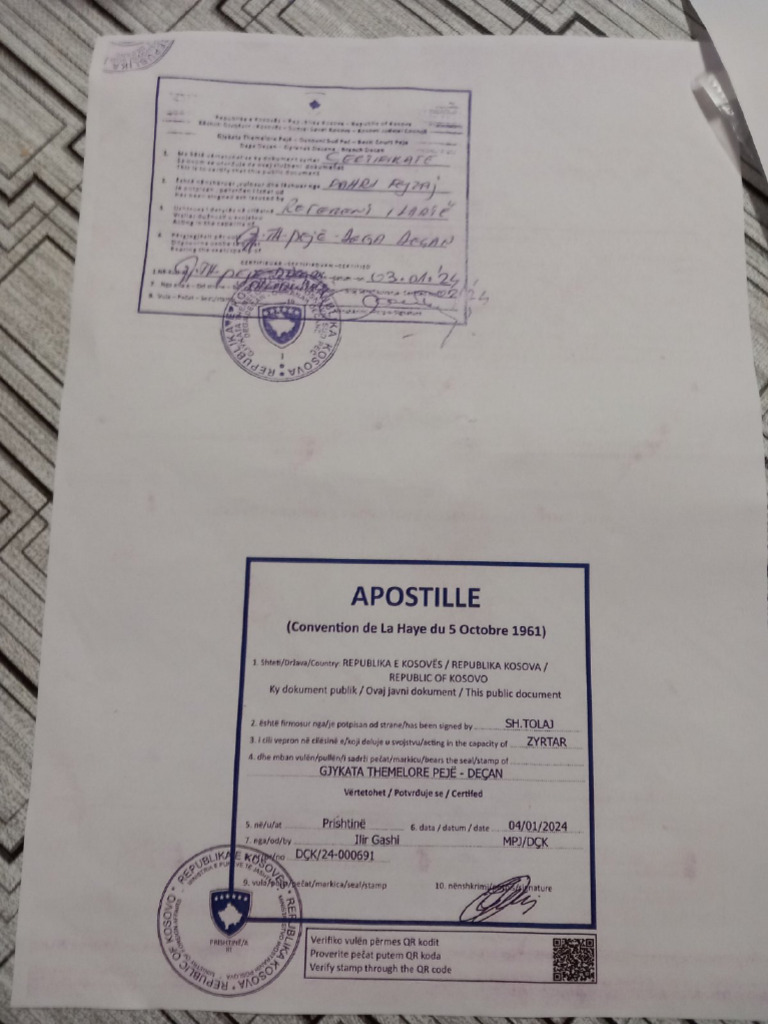 Apostile | PDF