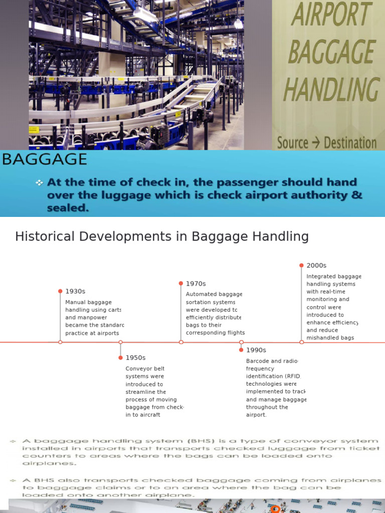 Airport Baggage Handling | PDF | Baggage | Airport