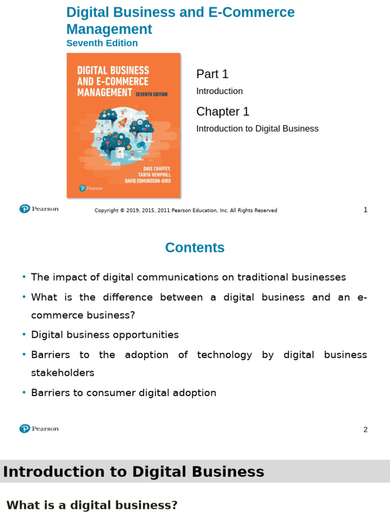 Chapter 1 Introduction To Digital Business | PDF | E Commerce | Digital ...