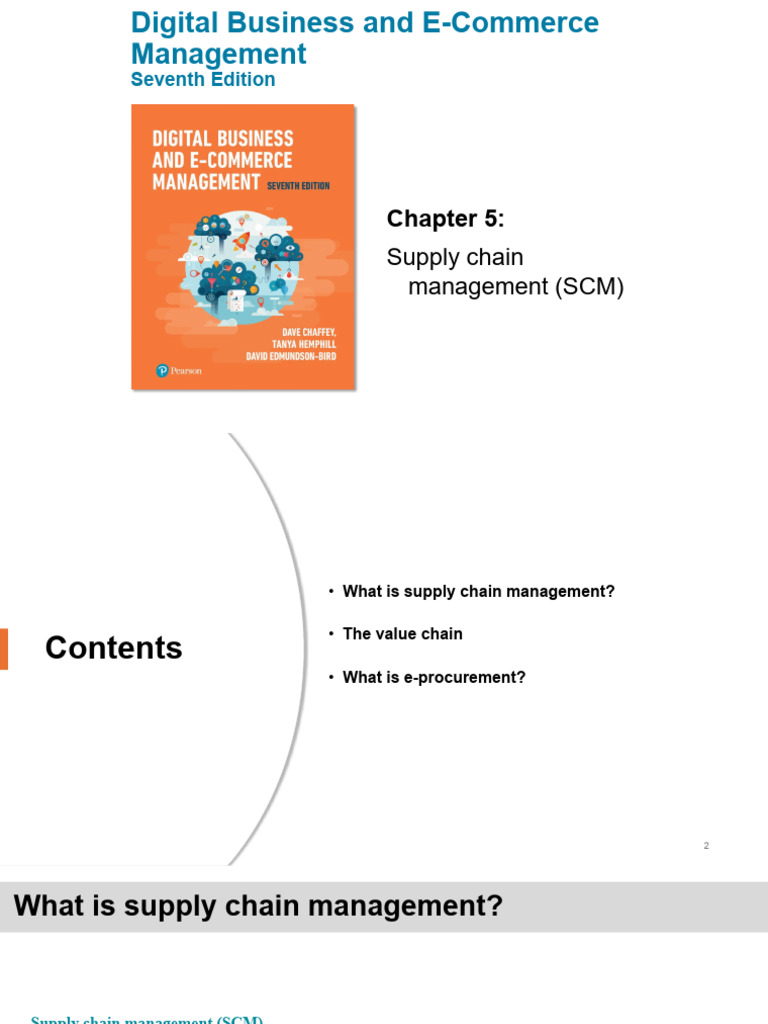 Chapter 5 Supply Chain Management (SCM) (6 Files Merged) | PDF | Cloud Computing | Software As A ...