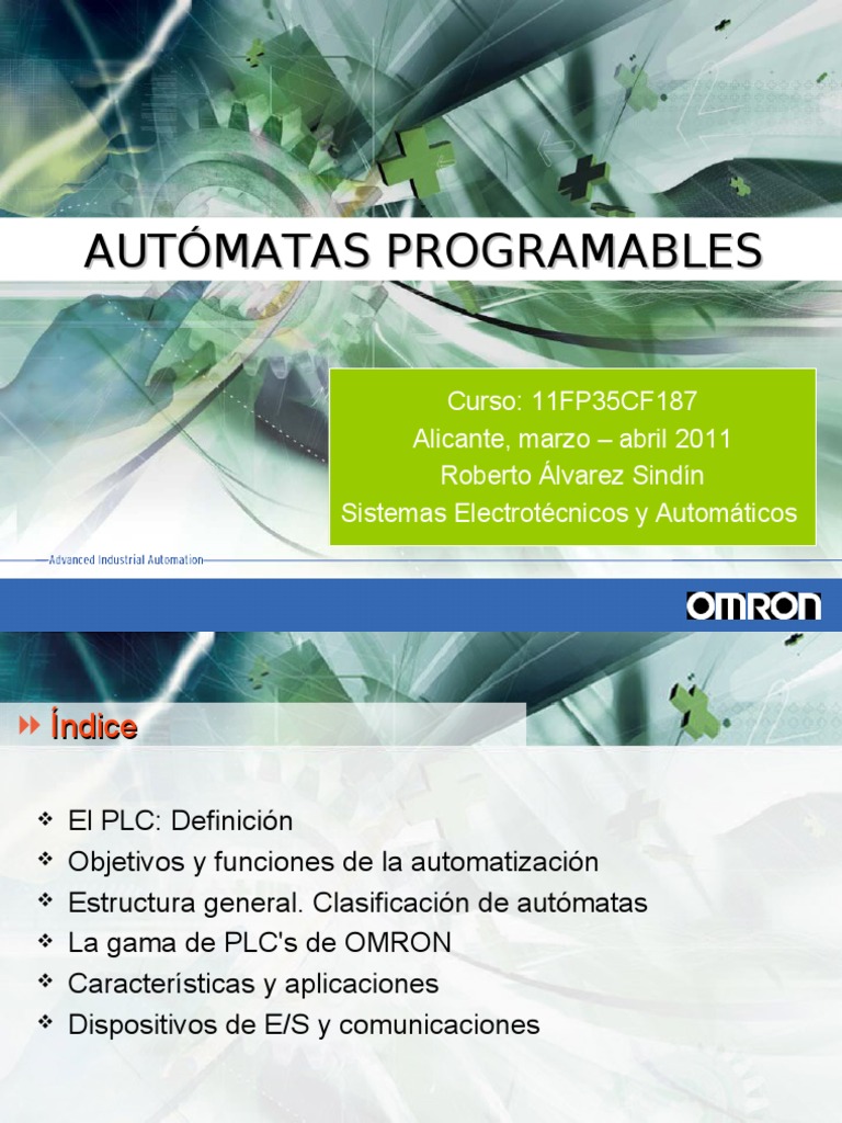 Automatas Programables Omron | PDF | Controlador lógico programable ...