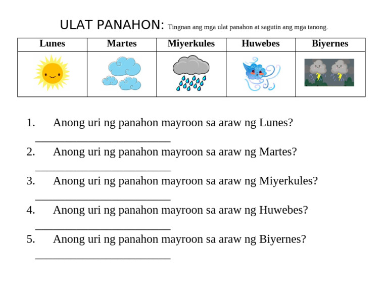 ULAT PANAHON | PDF