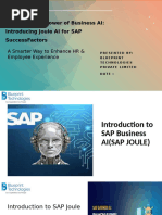 Joule Set Up Guide For SAP SuccessFactors | PDF | Artificial ...