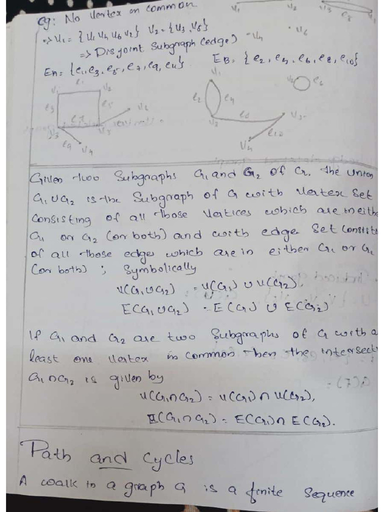 paths and cycles | PDF