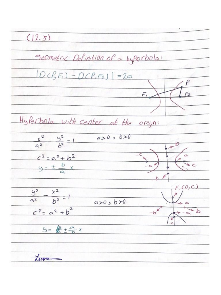 Math002 Summary | PDF