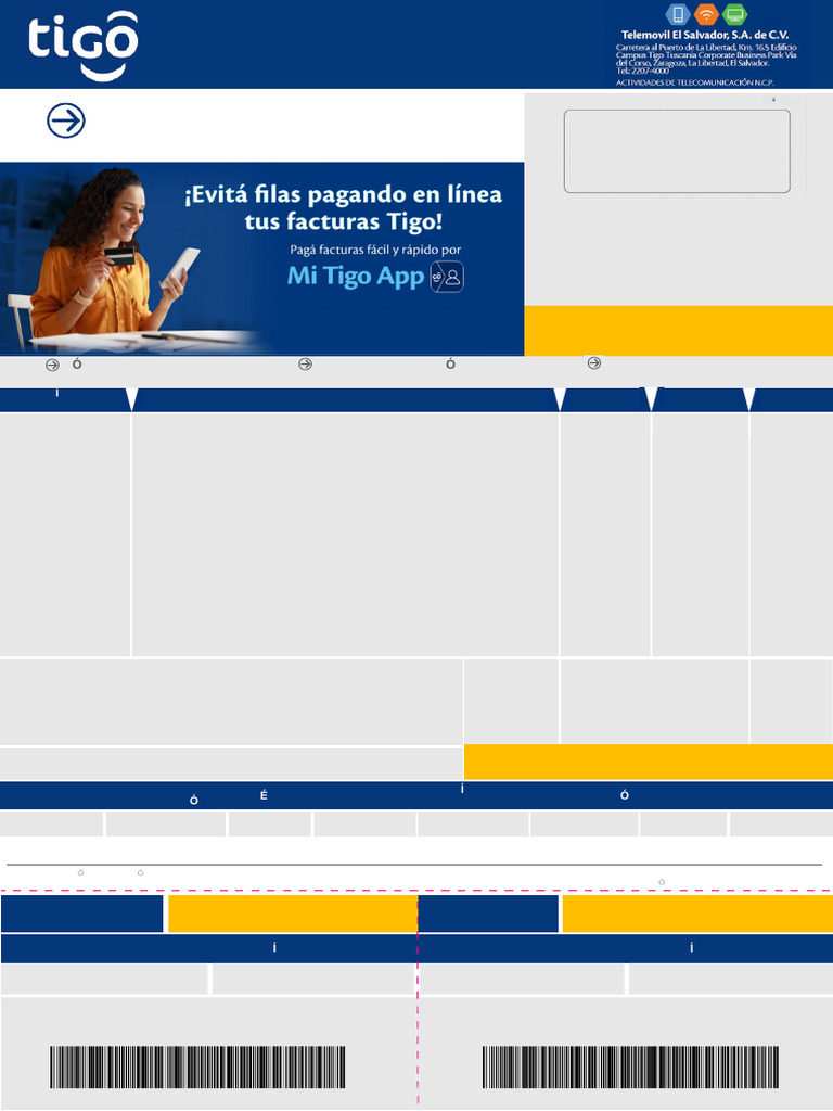 fasctura tigo | PDF