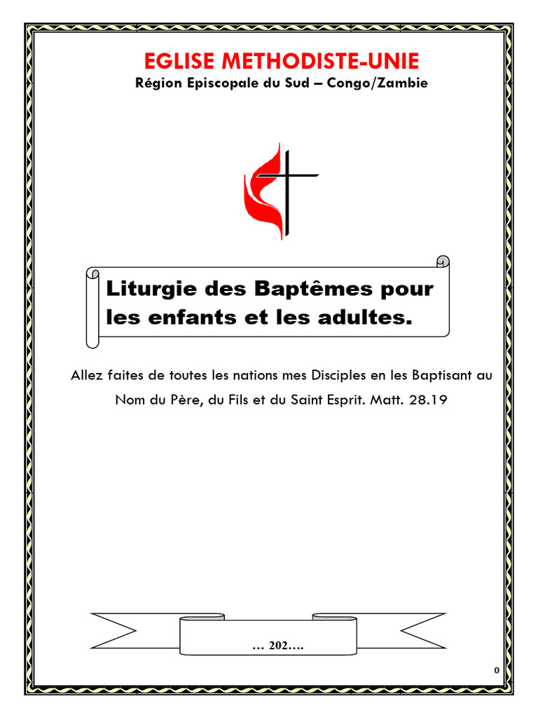 Liturgie Des Baptemes | PDF