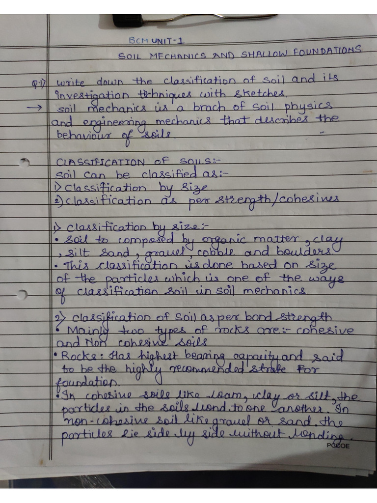 Shallow Foundation Notes PDF | PDF