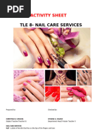 Worksheet Nails | PDF | Nail (Anatomy) | Integumentary System