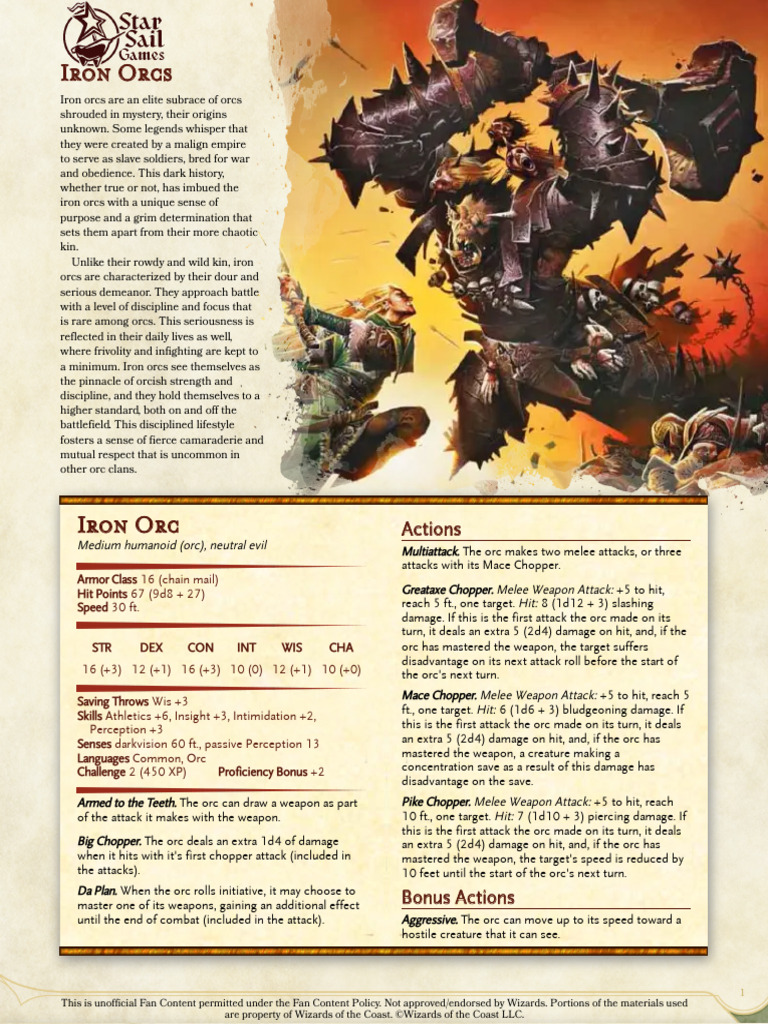Iron Orcs | PDF | Military