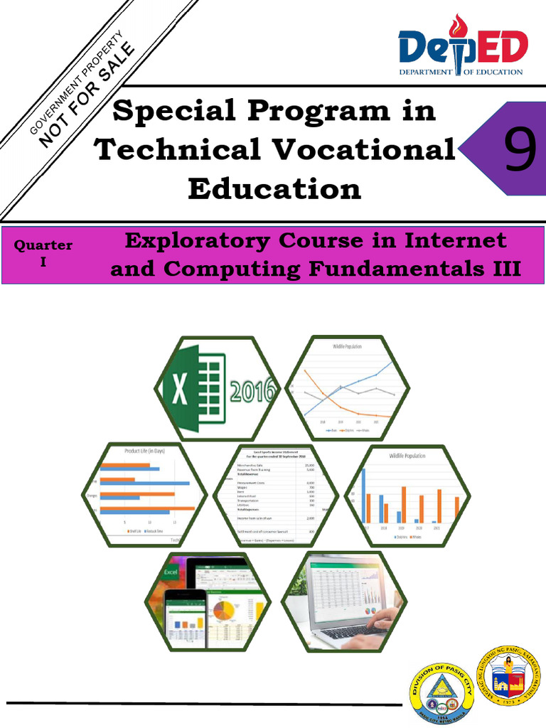 SPTVE - ICF 9 - Q1 - M9 | PDF | Learning | Microsoft Excel