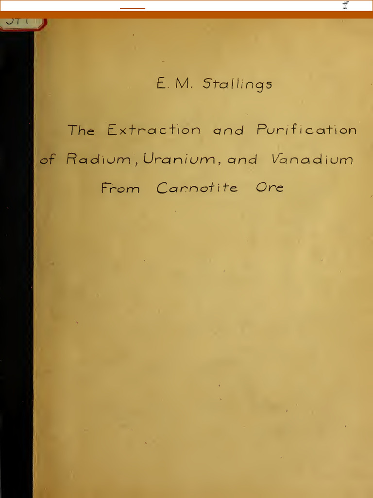 Rad/um: and Uranium | PDF | Precipitation (Chemistry) | Uranium