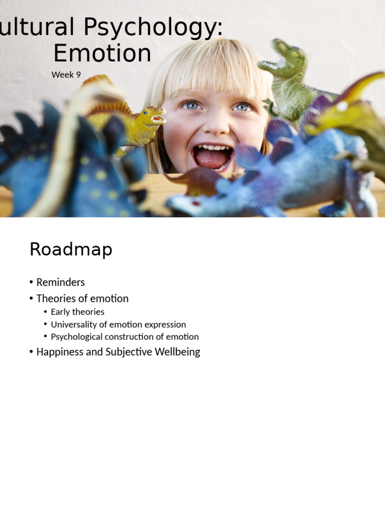 Emotion Lecture Slides Pdf Emotions Happiness