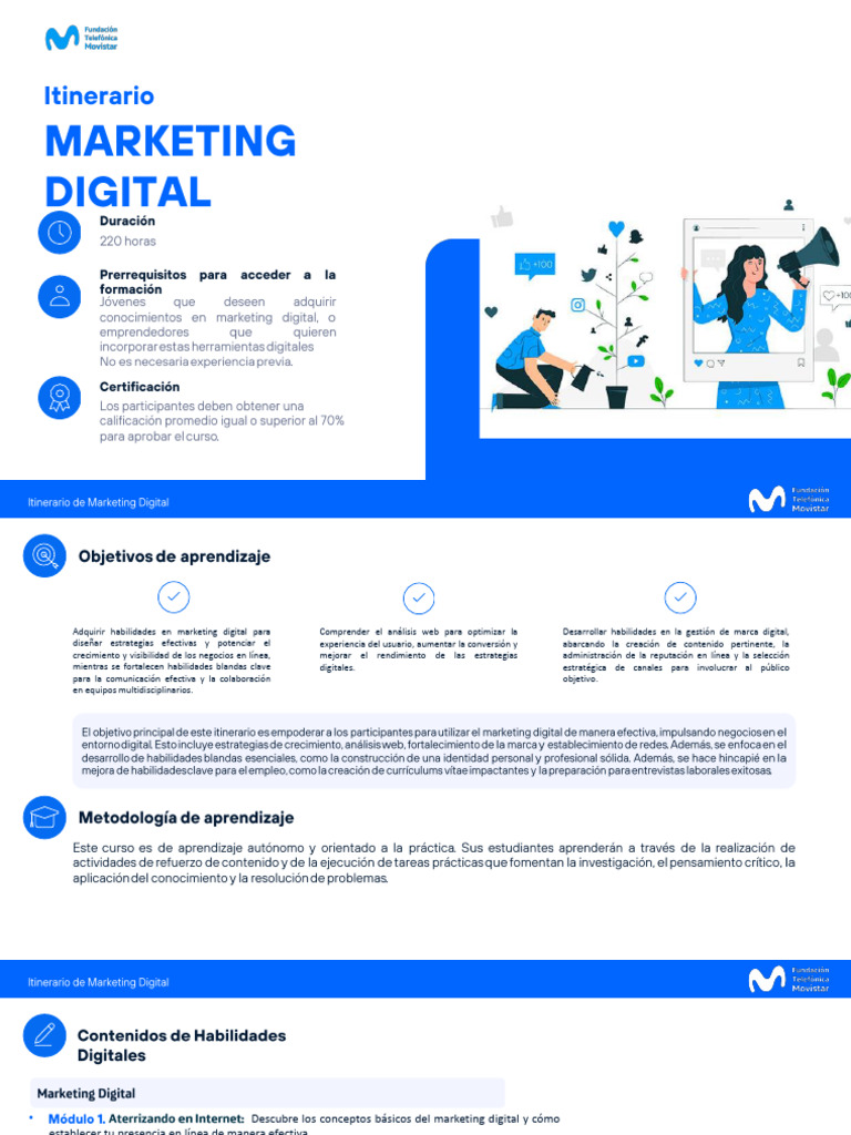 Programa Marketing Digital | PDF | Publicidad digital | Marketing