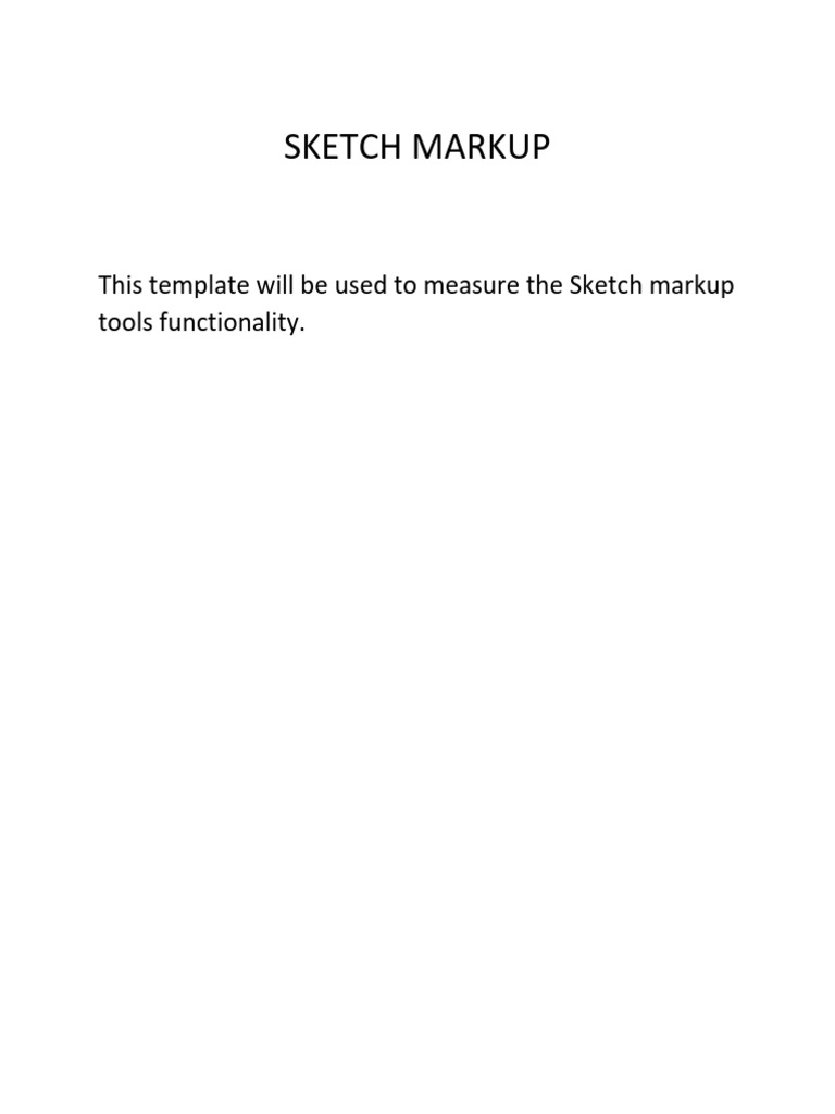 Sketch Markup | PDF