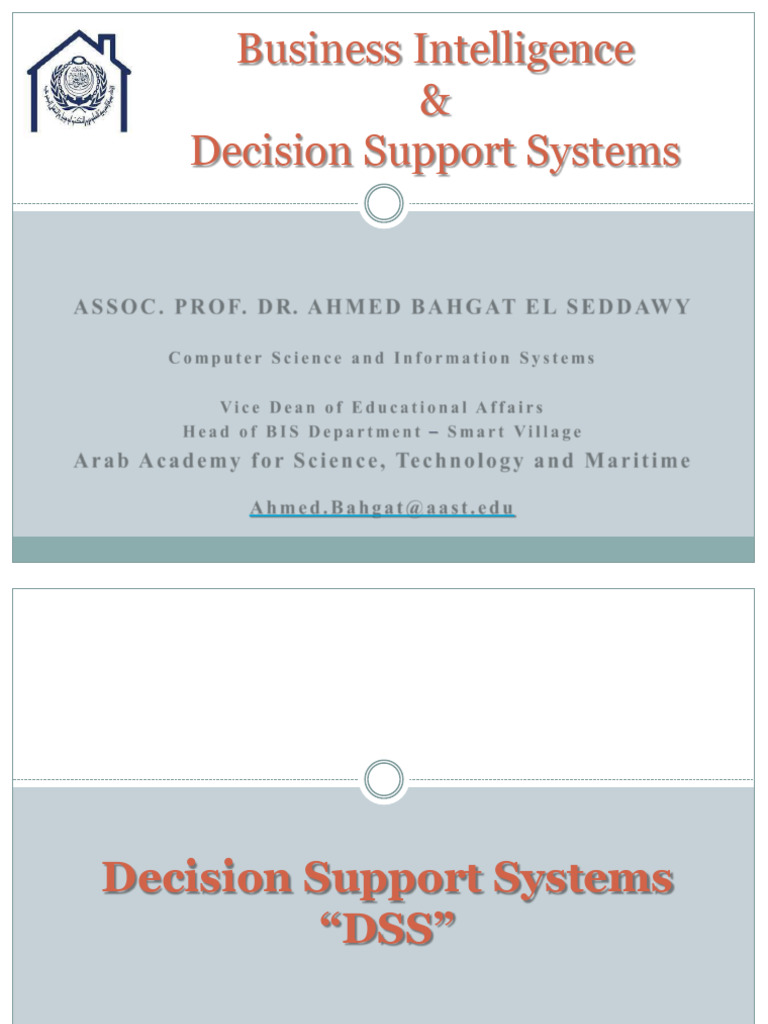 CH01 WithFigures BI | PDF | Decision Support System | Business Intelligence