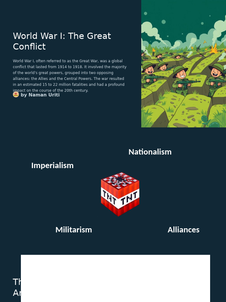 World War I The Great Conflict | PDF | Allies Of World War I | German ...