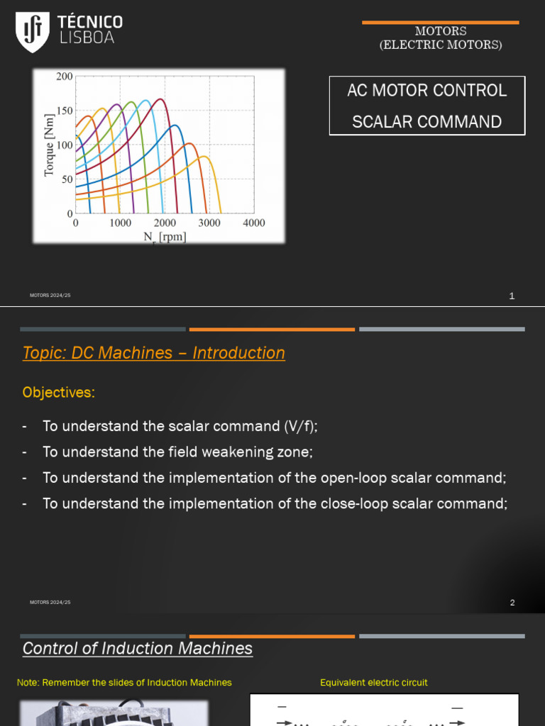 T5-Electric Motors AC Motor Control (Scalar Command) | PDF | Electric ...
