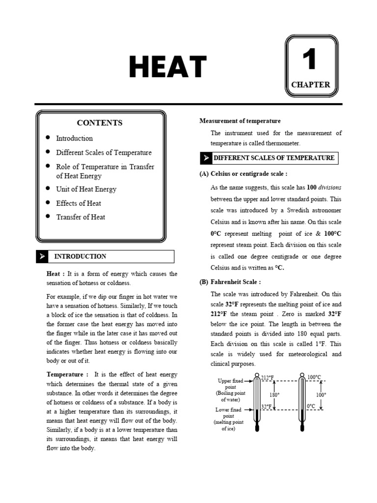 Class 7 (Physics) | PDF | Heat Transfer | Heat